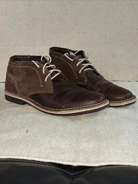 Steve Madden | Shoes | Steve Madden Size Mens Dark Brown Leather Suede ...